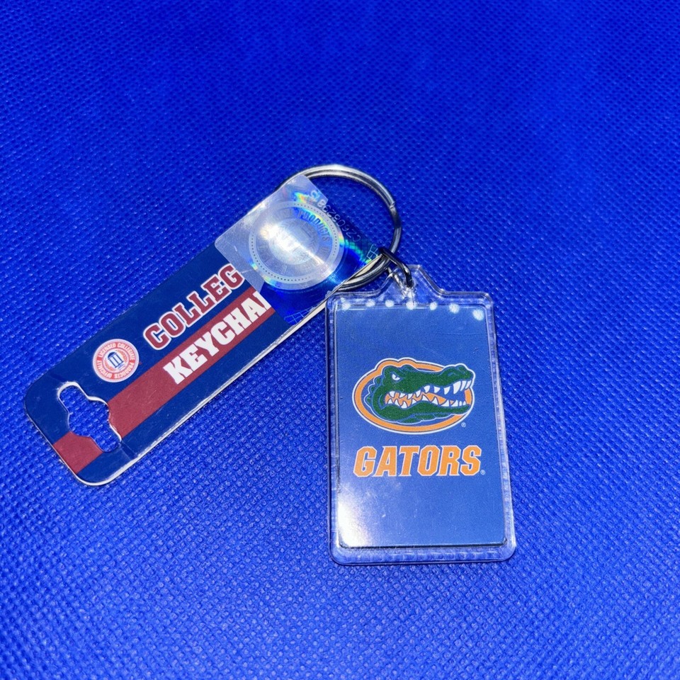 Florida Gators Plastic Keychain NCAA College Key Chain Blue Officially ...