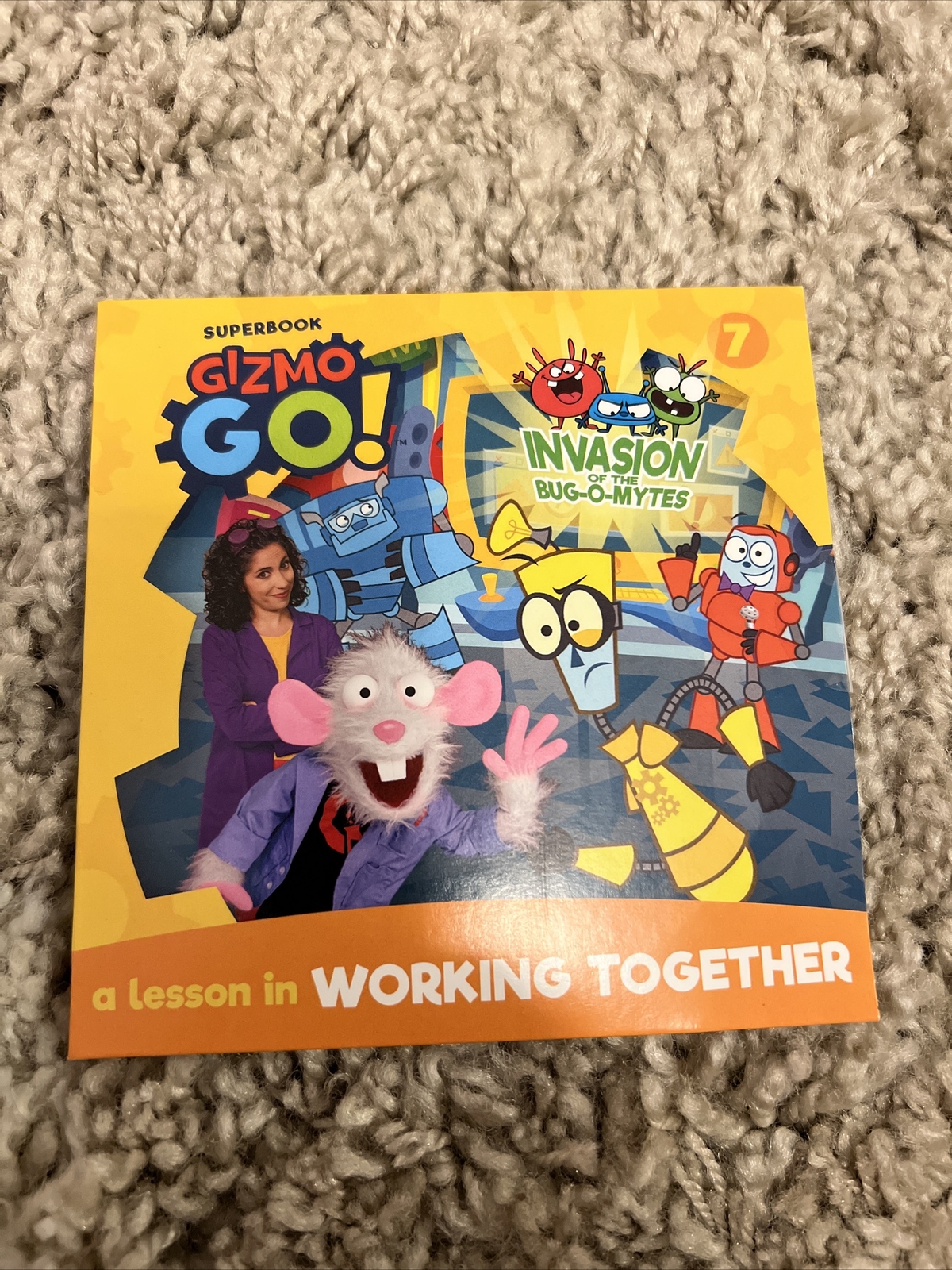 CBN SuperBook Gizmo Go! #7 Invasion Of The Bug-O-Mytes DVD New/Sealed ...