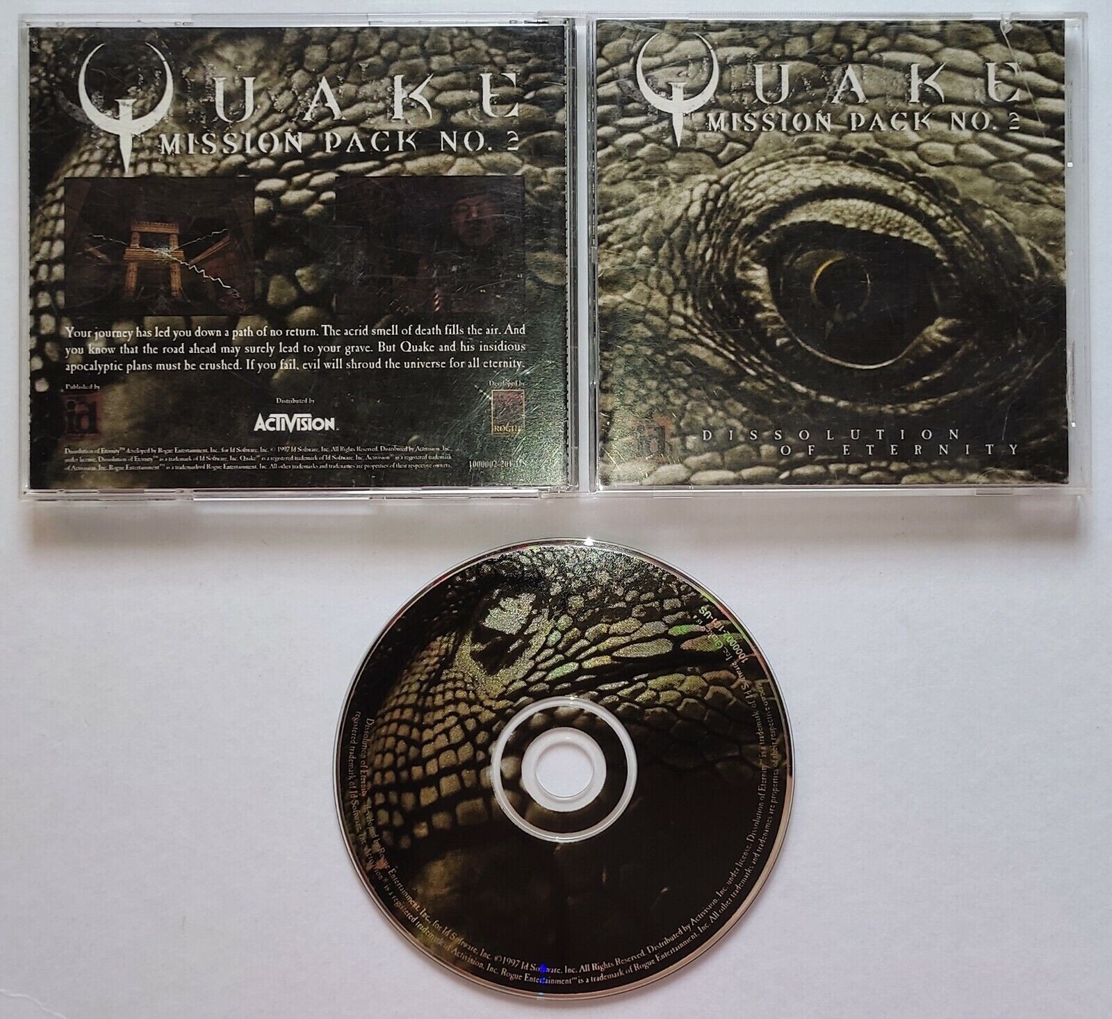 VINTAGE Quake Mission Pack 2: Dissolution of Eternity (PC, 1997) Video ...