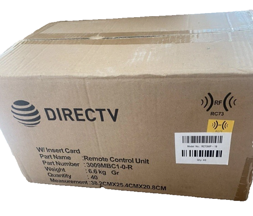 Lot of 40 Brand New DirectTV RC73 IR/RF Universal Remote Genie Guide ...