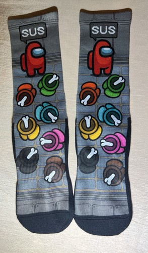 Among Us NWOT Socks Colorful Kill SUS Size L XL Unisex | eBay