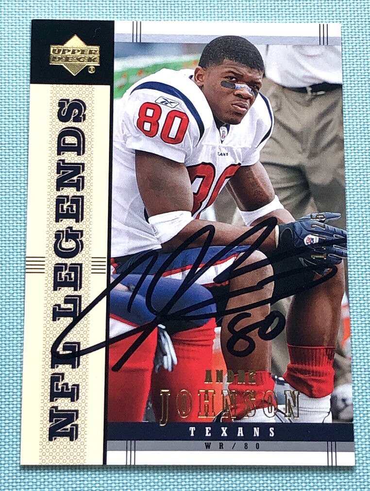 Andre Johnson Autographed Memorabilia | Signed Photo, Jersey ...