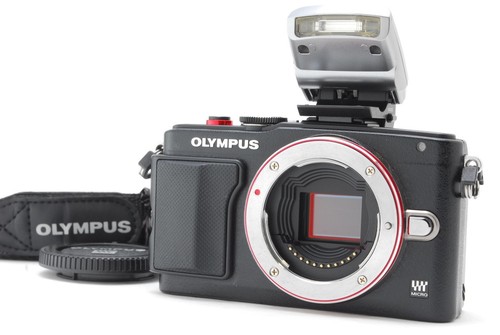 [MINT] Olympus PEN Lite E-PL6 Black Digital Mirrorless Camera Body From ...