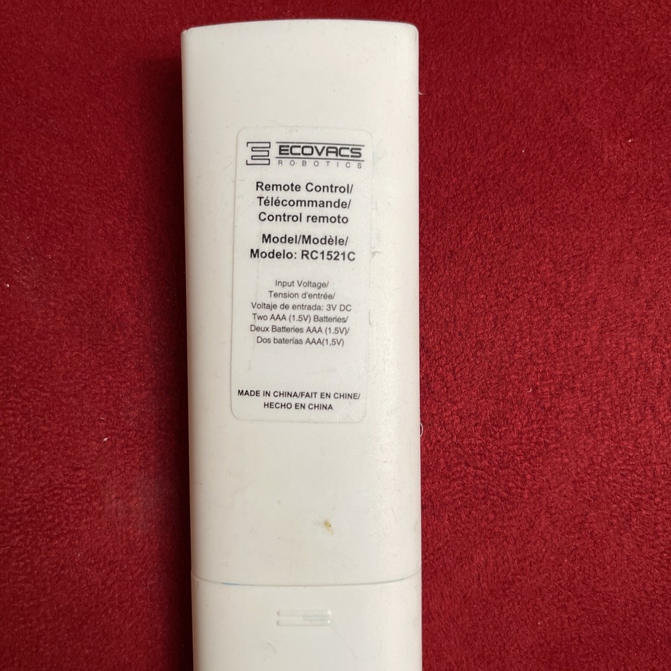 ECOVACS DEEBOT N78 Replacement Remote Control Model RC1521C | eBay