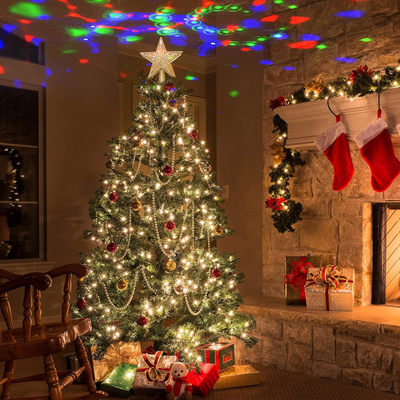 Lighted Trees For Christmas Tree Toppers A Stunning Star Beaded Tree