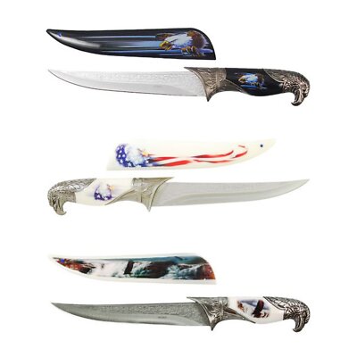 Bald Eagle Dagger 3pc American Flag Knife Collector Set | eBay