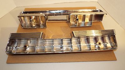 1962-1963-1964 CHEVROLET CHROME INSIDE ARM REST BASES, 2 DOOR IMPALA OR ...