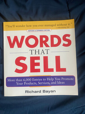 Words That Sell by Richard Bayan (Trade Paperback) 9780872801509| eBay
