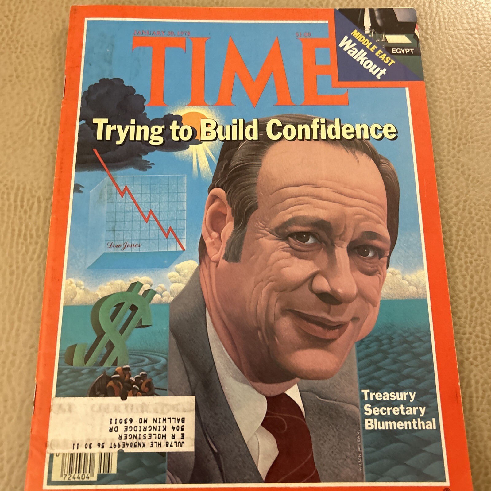 Vintage Time Magazine January 30, 1978 Trying To Build Confidence | eBay