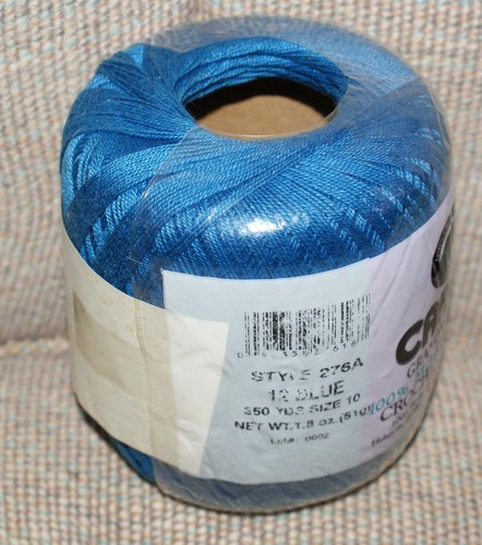 Caron Grandma's Best Blue Crochet Cotton Thread Size 10 - Blue NEW Fast ...