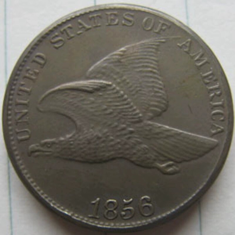 As shown in the figure 1856 Flying Eagle Cent VG Very Good | eBay