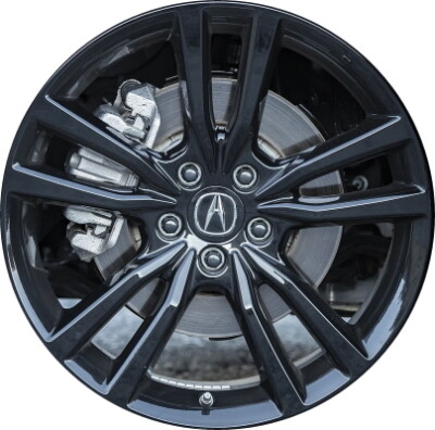 19" ACURA TLX WHEEL RIM FACTORY OEM 71854 2018-2021 GLOSS BLACK | eBay