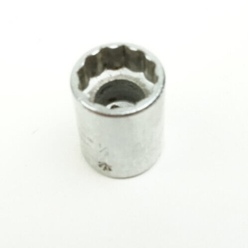 Proto Professional 1/2" 12 Point Shallow Chrome Socket 1/4" Drive 4716 ...