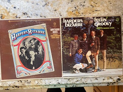Vintage Harpers Bizarre 2X LP's Vinyl Records Anything Goes Feelin ...