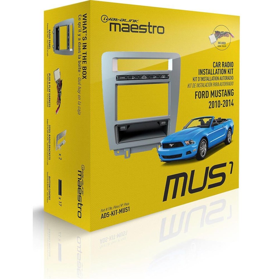iDATALINK MAESTRO KIT-MUS1 DASH & WIRING KIT FOR SELECT 2010-2014 FORD ...