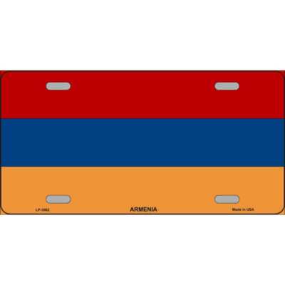 Armenia Flag Metal Novelty License Plate Tag LP-3962 | eBay