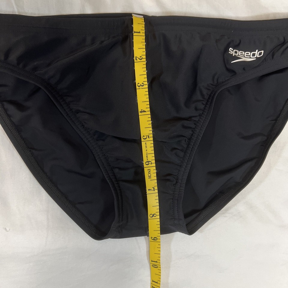 Mens/Boys Speedo Solar Bikini Swim Brief, PowerFlex,Black,Size34x1,36x3 ...