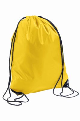 GOLDEN YELLOW GOLD Draw String Gym Sack PE Shoe Dance Rucksack Swim Bag ...