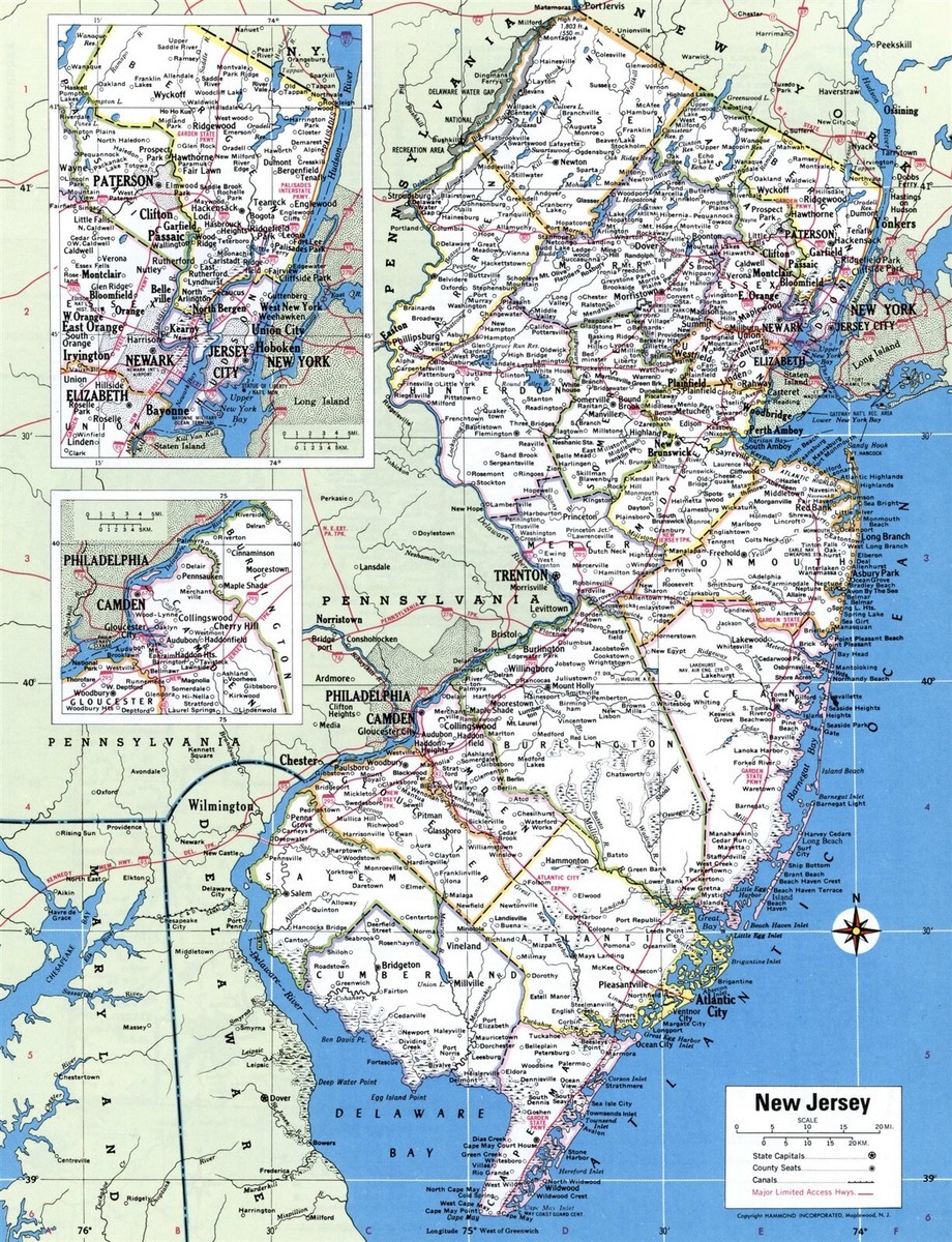 New Jersey Counties And Cities