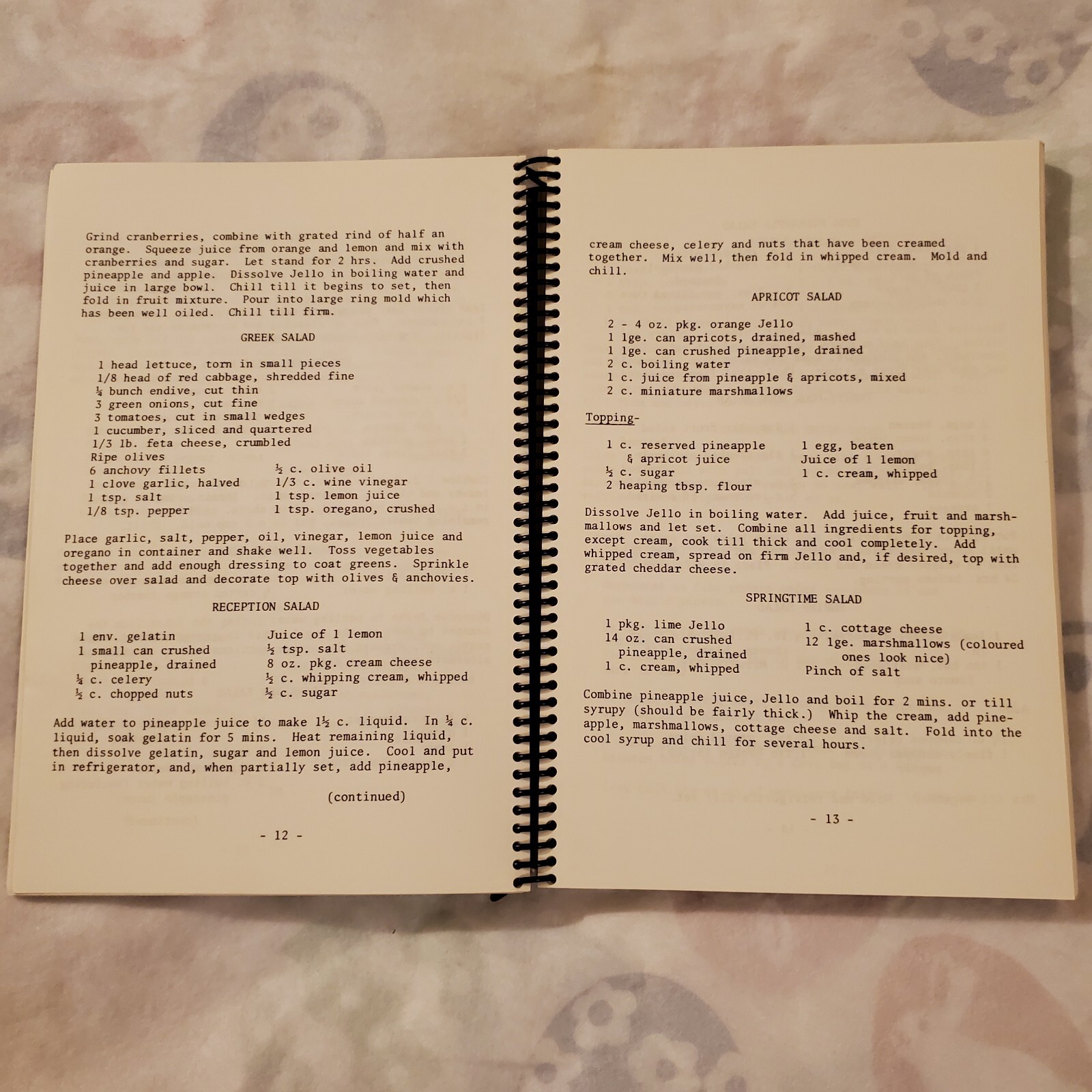 Friends and Gems Cookbook Stella Davies Dryden Ontario Canada Vintage ...