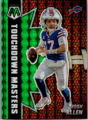 2021 Panini Mosaic #TM-15 Josh Allen Touchdown Masters Mosaic Green | eBay