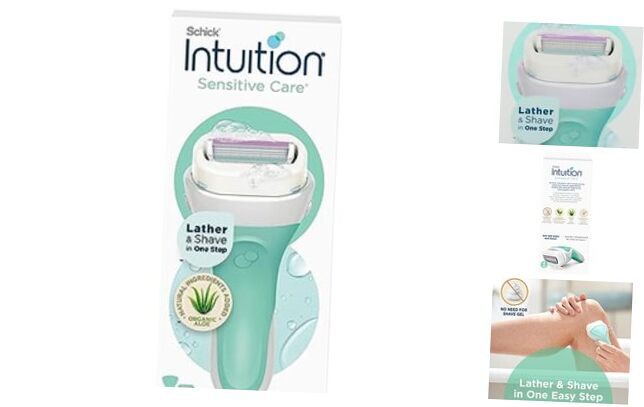 Intuition Razors for Women with Sensitive Skin | 1 Razor & 1 Count ...