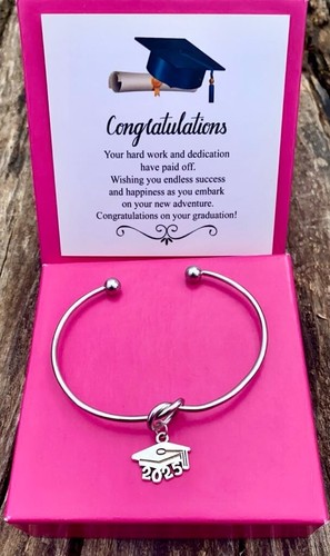 Graduation Gift Class of 2025 Charm Bracelet | eBay