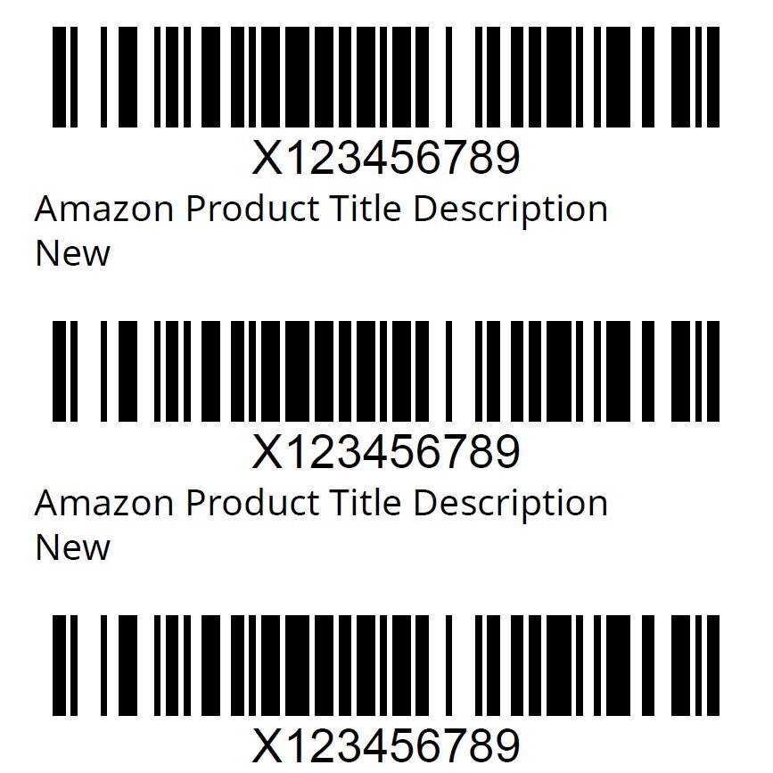 Custom Printed Fulfilled by Amazon FBA 30 Up Labels FNSKU Barcode - WE ...