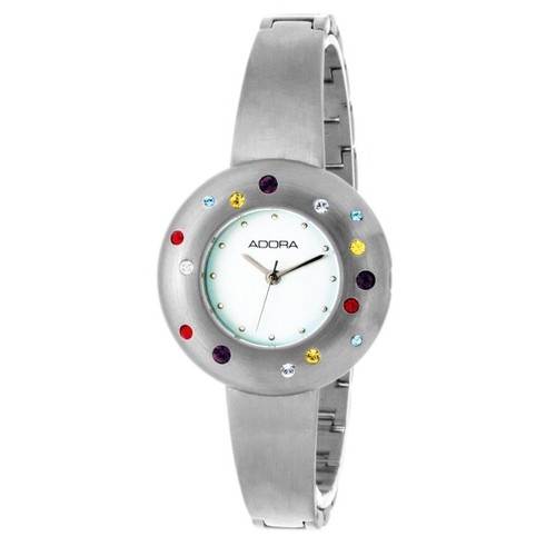 Adora Design Watch TS2331 Trendy Women's Bracelet Half-Clasp Colorful ...