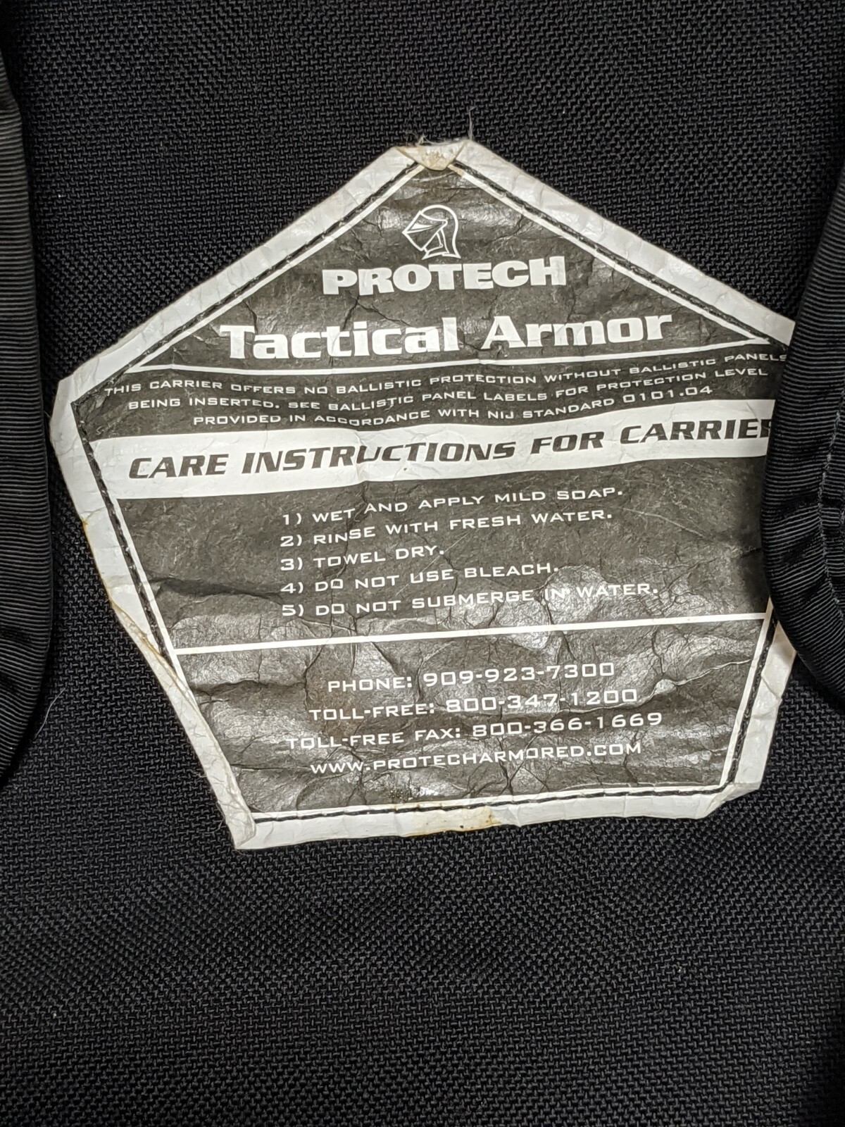 Protech Tactical Armor Vest | eBay
