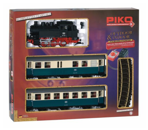 PIKO #37110 DB BR80 Passenger Starter Set 120 V (G-Scale) Analog | eBay