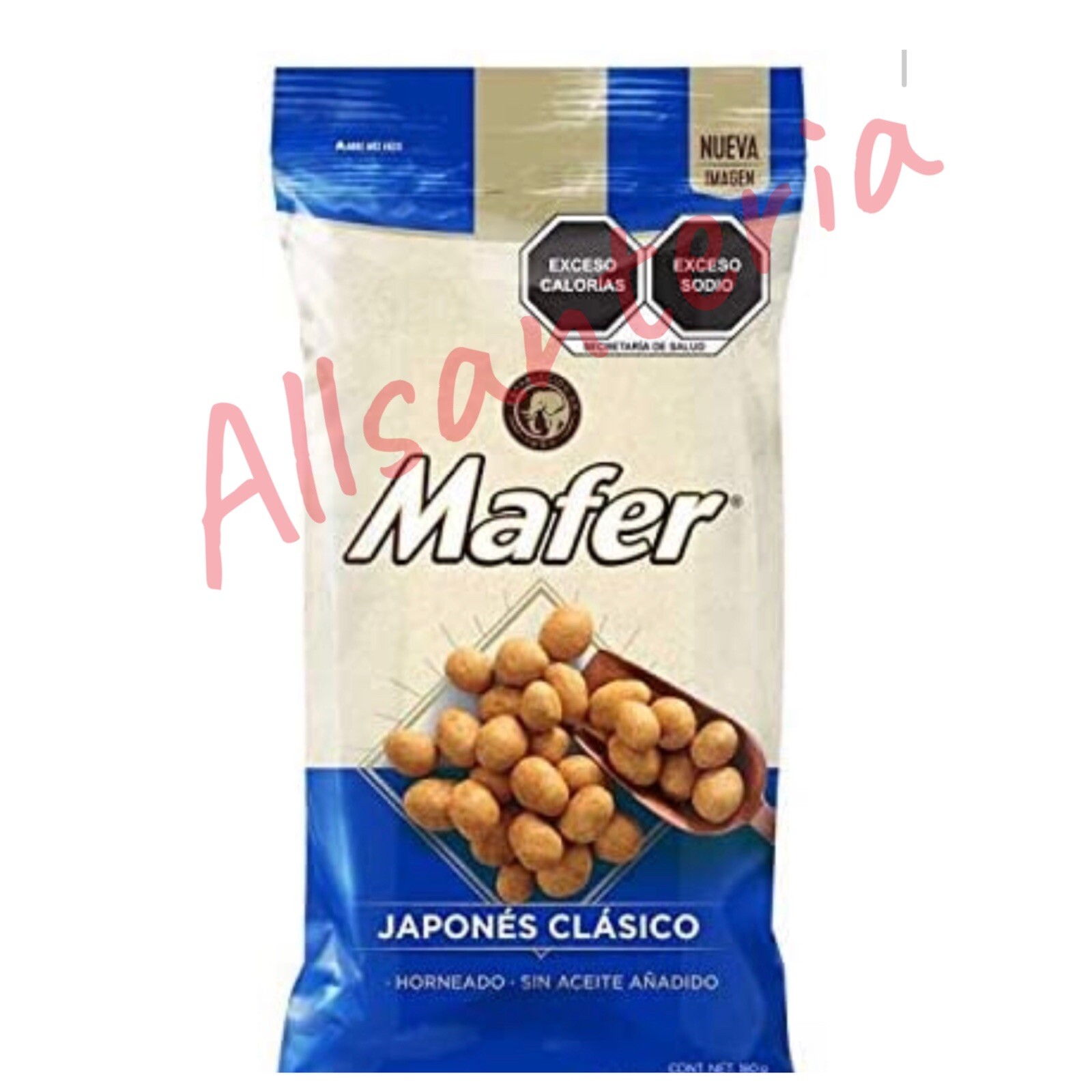 MAFER CACAHUATES JAPONES CON LIMON JAPANESE PEANUTS WITH LIME 180g c/u ...