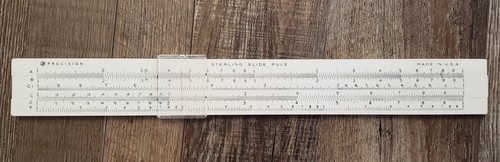 Vintage 11" Precision Sterling Slide Rule Made In USA | eBay