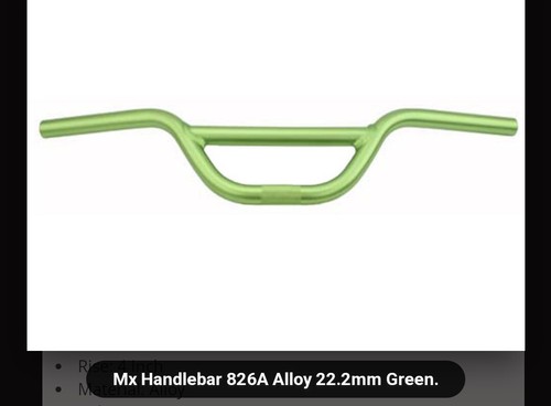 QUALITY GREEN ALLOY BMX BICYCLE HANDLEBARS 7/8"/22.2 mm ,4" RISE | eBay