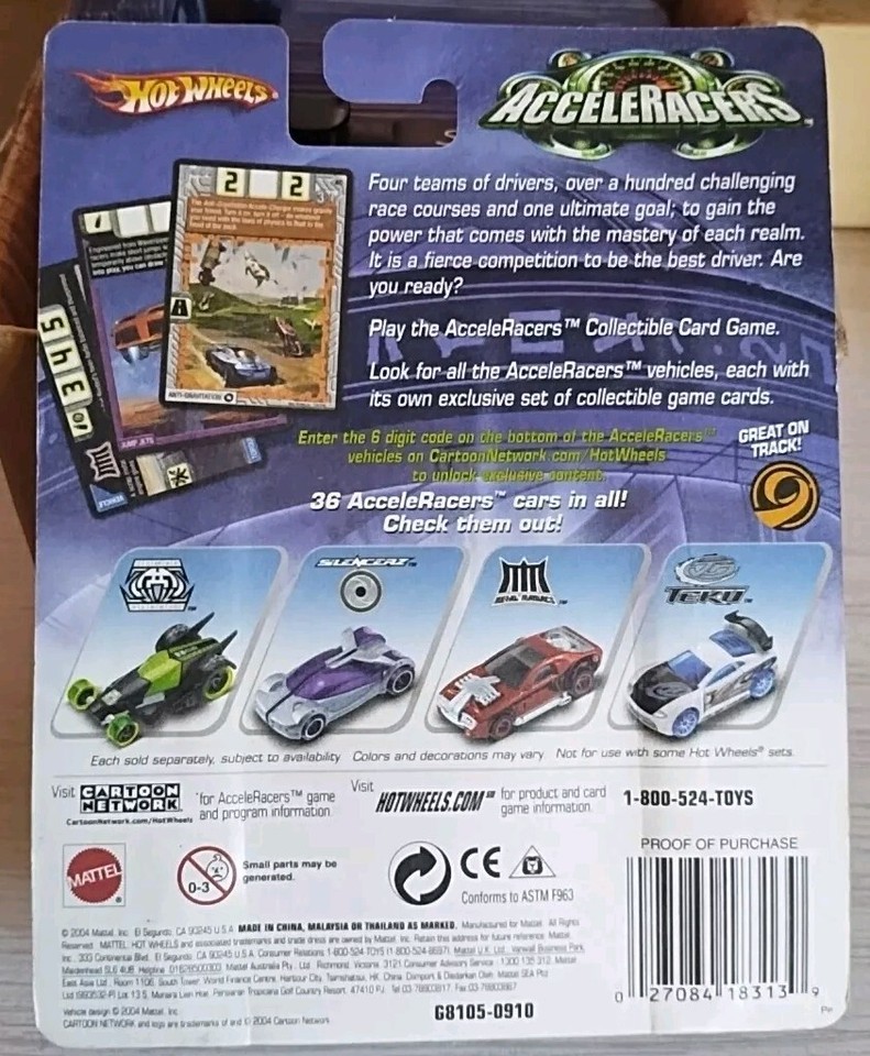 Hot Wheels AcceleRacers Metal Maniacs Jack Hammer #9 of 9 Rare Game ...