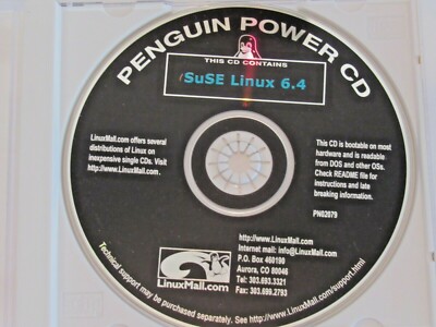 SuSE Linux 6.4 OS No Manual Single CD Very Good Condition USA | eBay