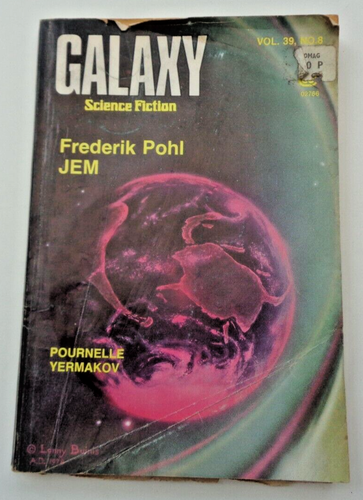 Frederik Pohl JEM, GALAXY SCIENCE FICTION 1978 Volume 39 No. 8 | eBay