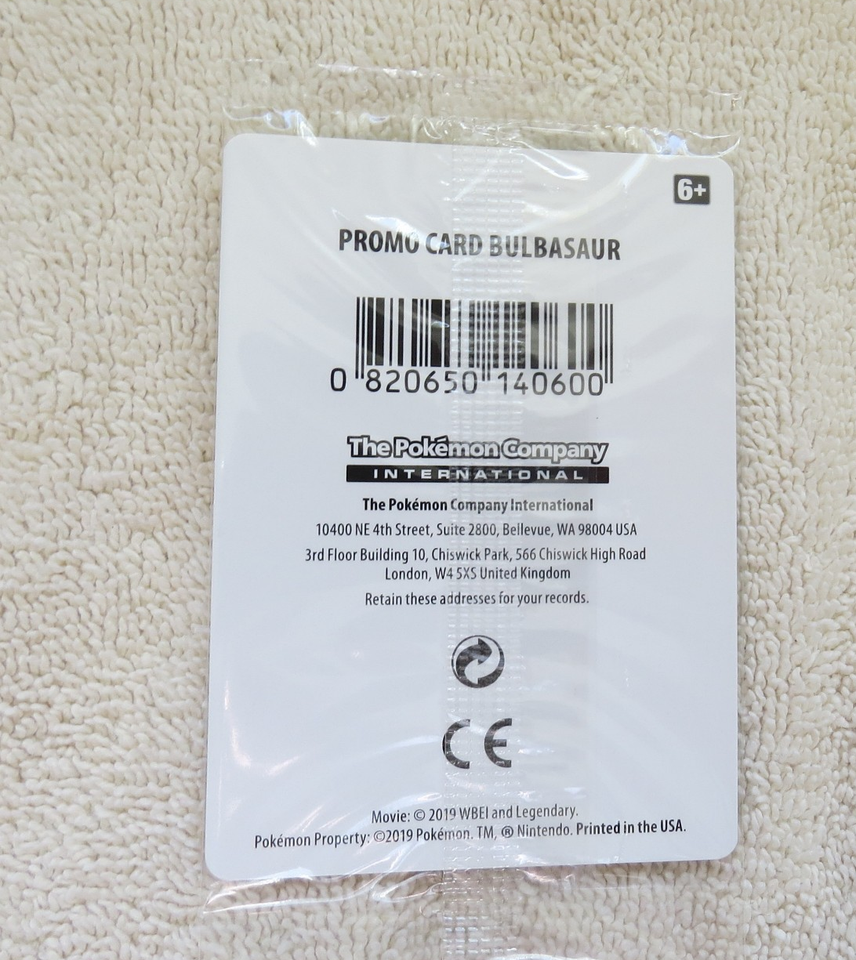 Bulbasaur Black Star SM198 in Store Promo Cards Lot of 15 Pokemon Movie ...