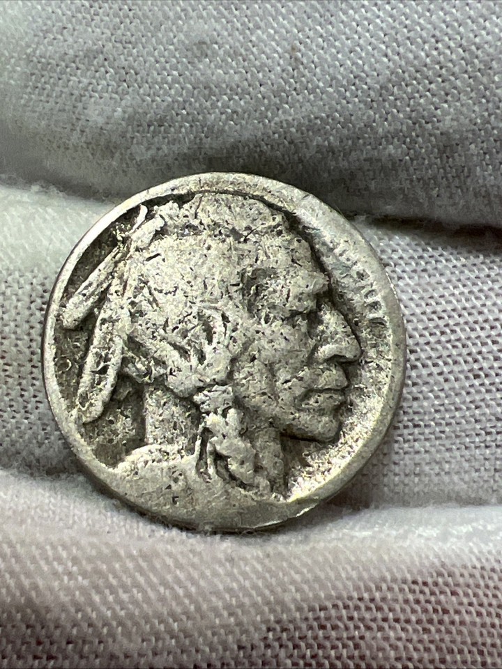 1913 S Type 2 Damaged Buffalo Nickel - Key Date US Coin! | eBay