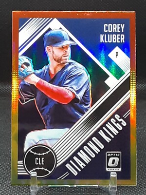 COREY KLUBER 2018 DONRUSS OPTIC RED & YELLOW PRIZM INDIANS N1 | eBay