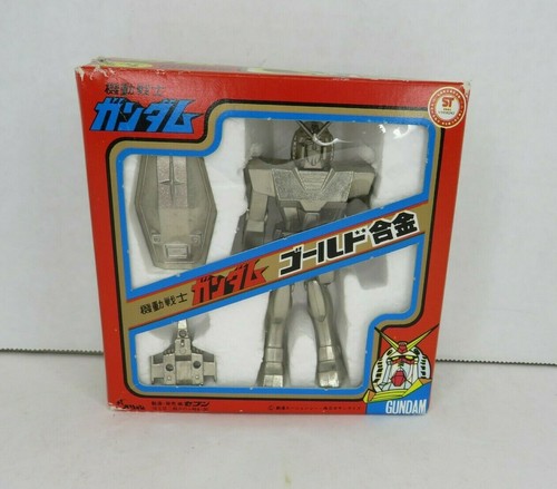 Vintage Clover Gundam Mini Gokin Diecast Raw Metal Japanese Robot 1970 ...