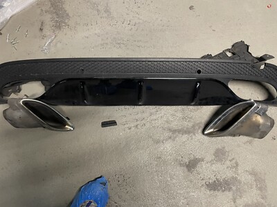Mercedes C Class w205 rear bumper diffuser Complete 2014-2018 A ...