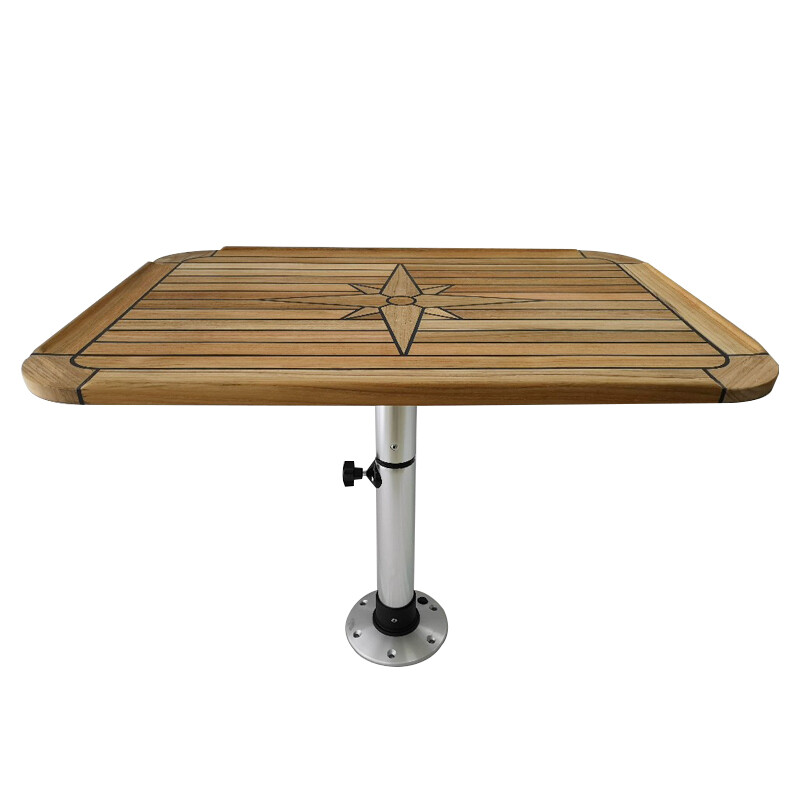 Marine Boat RV Aluminum Adjustable Table Pedestal Removable Base 22-28 ...