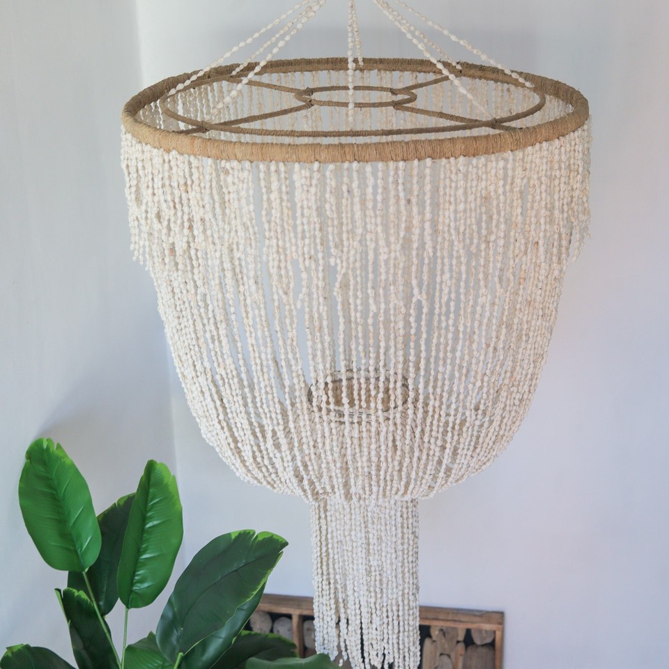 seashell pendant light classic, Seashell Chandelier Round Shape | eBay