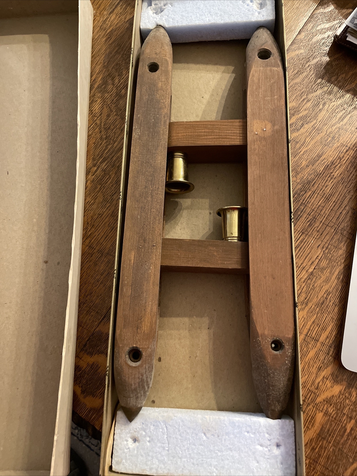 Vintage Weaving Loom/ Pinehurst Shuttle Sconce Set/wall Candles/never ...