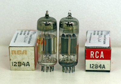 NOS Performance Matched Pair RCA 12B4 Tubes - Hickok Tested | eBay