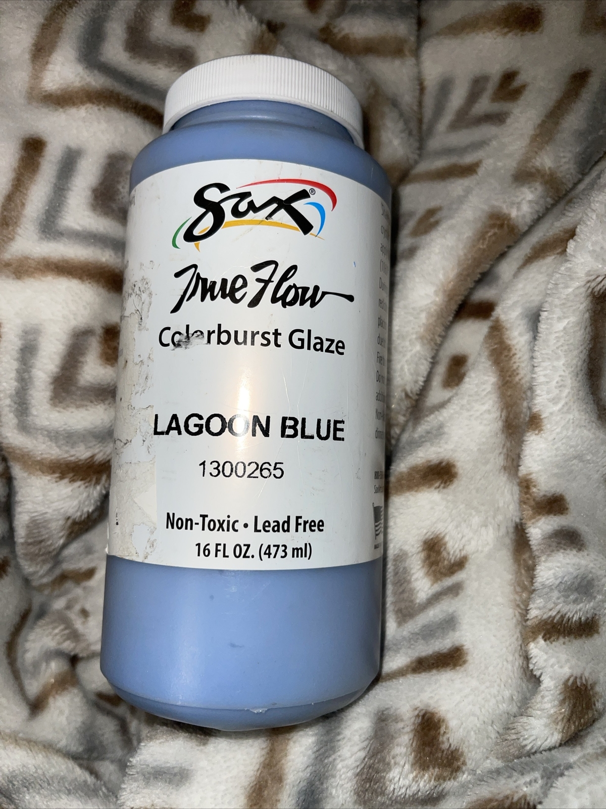 Sax True Flow Colorburst Glaze, Lagoon Blue, 1 Pint | eBay