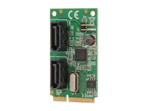 SYBA 2-Port SATA 6G Card, Mini PCI-Express Form Factor, non-RAID ...
