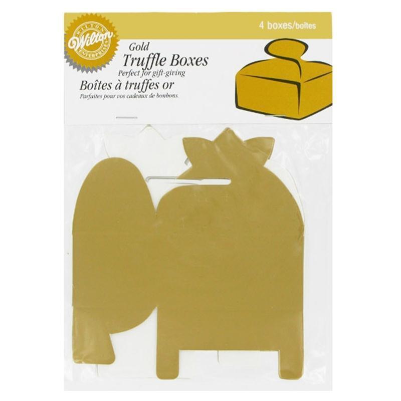 Metallic Favor Boxes Truffle 16 Piece Truffle Gift Chocolate Box
