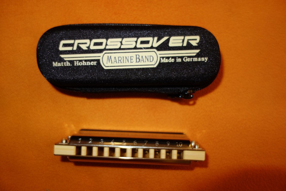 New HOHNER CROSSOVER SET 7 HARMONICAS A Bb C D E F G w/CASE Blues ...